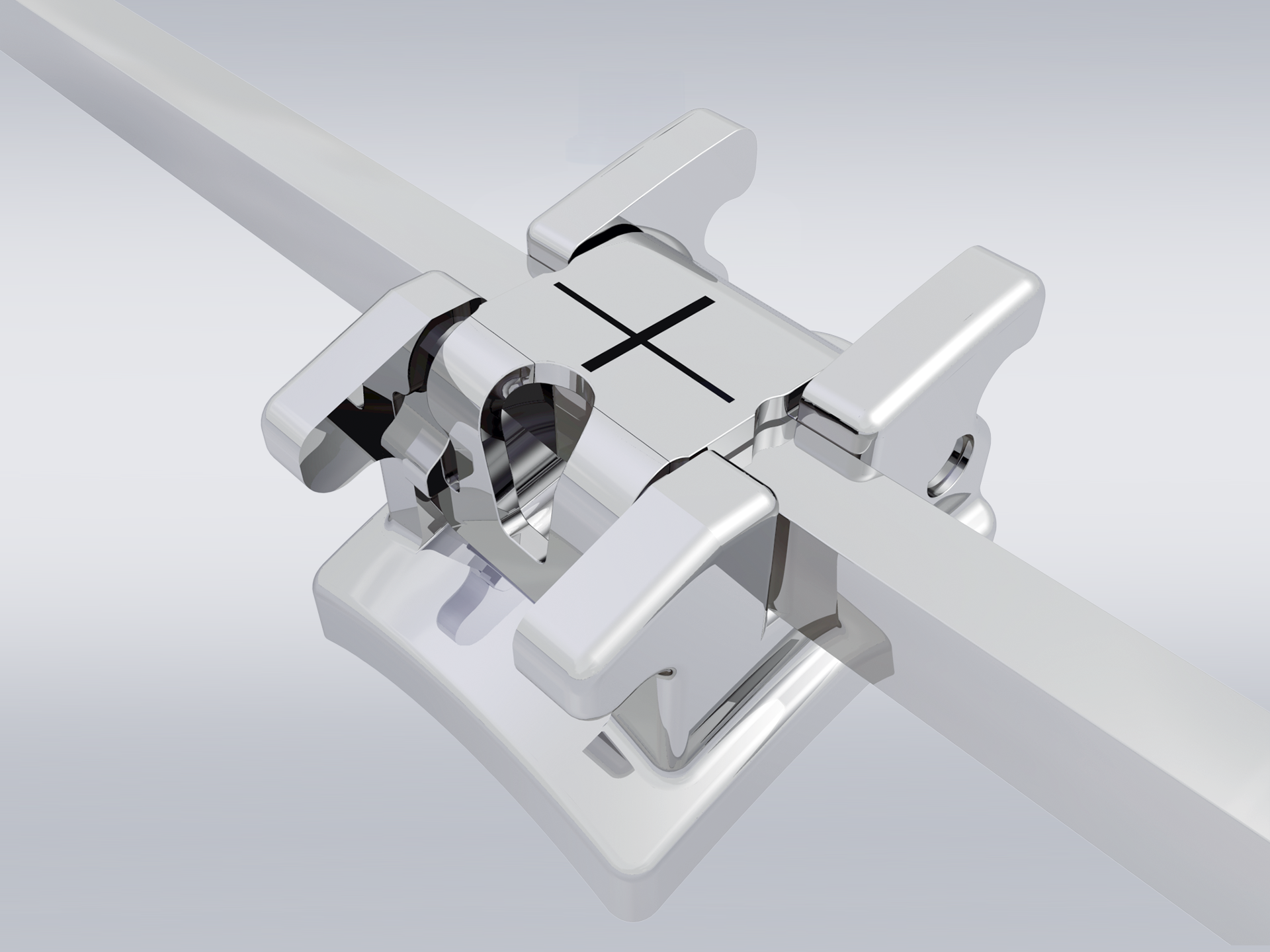 Self-ligating brackets