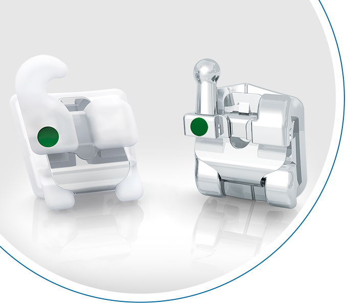 Self-ligating brackets